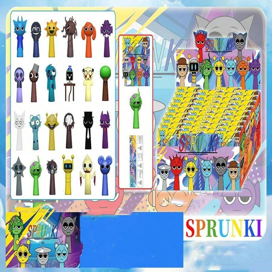 Sprunki Rhythm Box Game Peripheral PVC Accessories, Figurine Blind Box ...