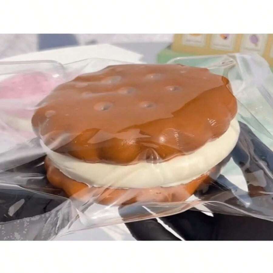 Chocolate Sandwich Cookie Squishies Water-Based Simulated Silicone ...