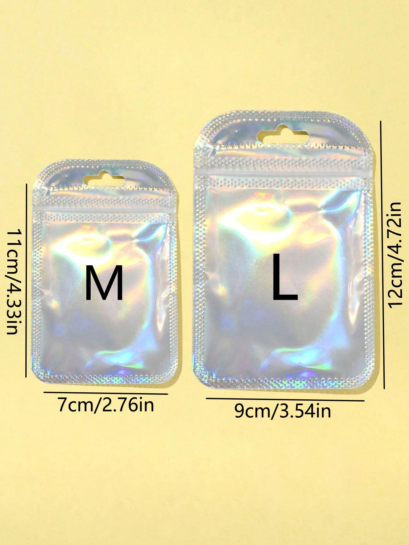 100pcs Pvc Transparent Resealable Jewelry Bags With Ziplock,Anti ...