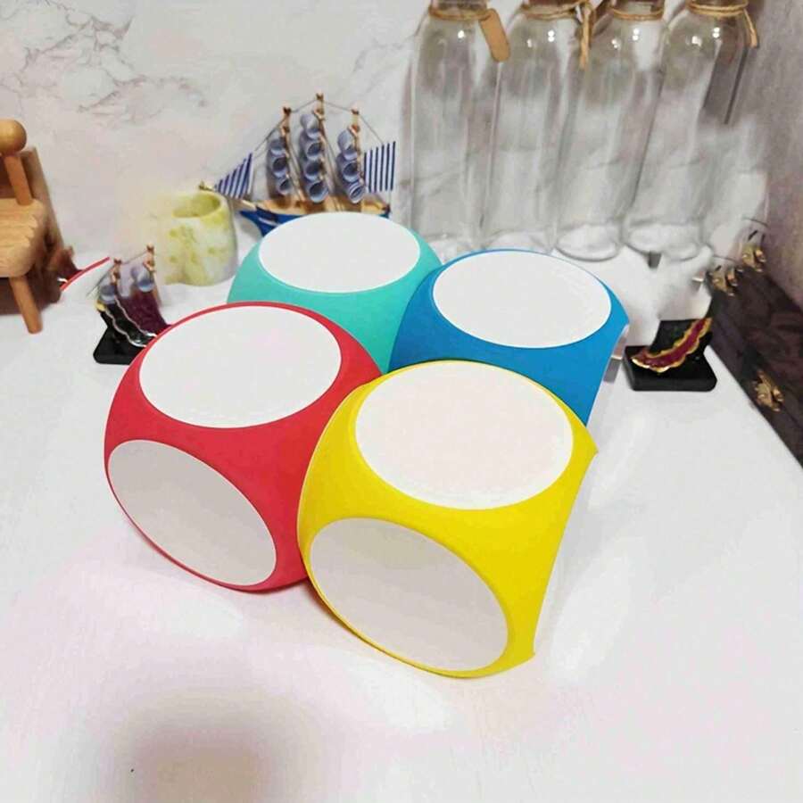 1pc EVA Random Color Erasable Dice, Classroom Teaching Prop, Six Sided ...