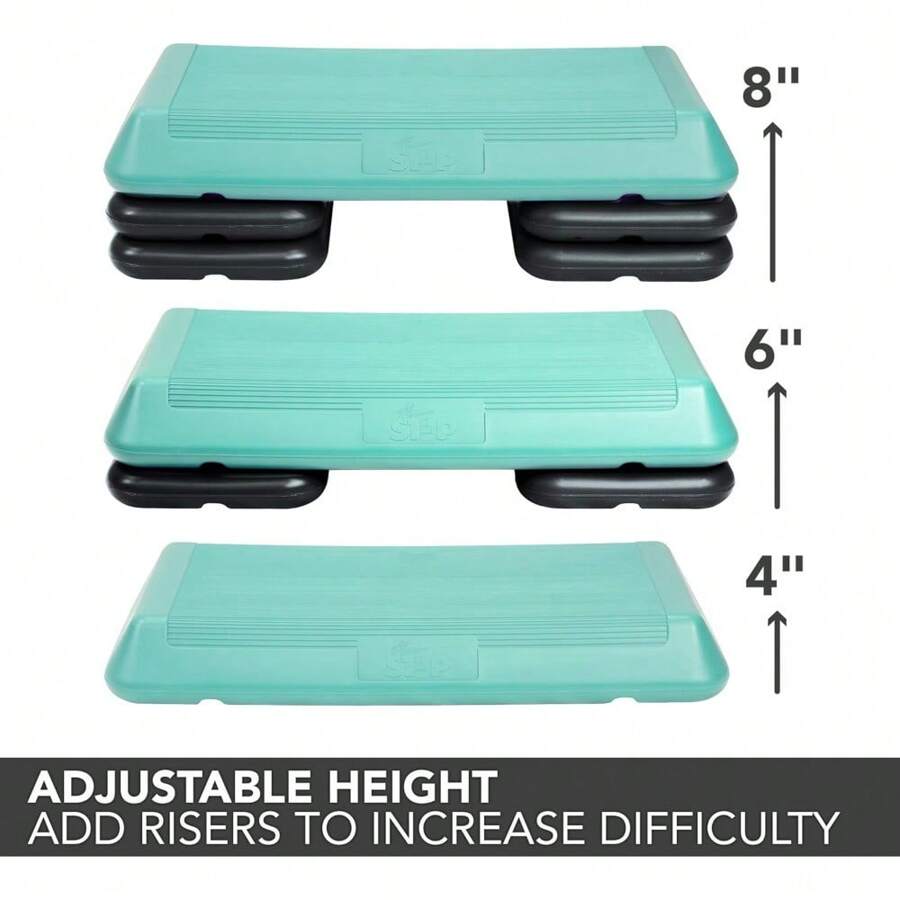 Aerobic Platform, Size Steppers For Exercise With Risers For Adjustable ...