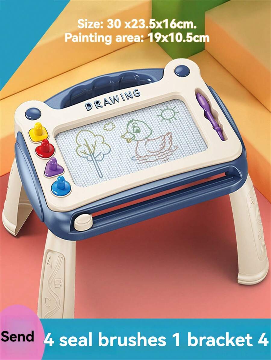 Kids Colorful Magnetic Drawing Board - Dual Use Desk Board, Easy To ...