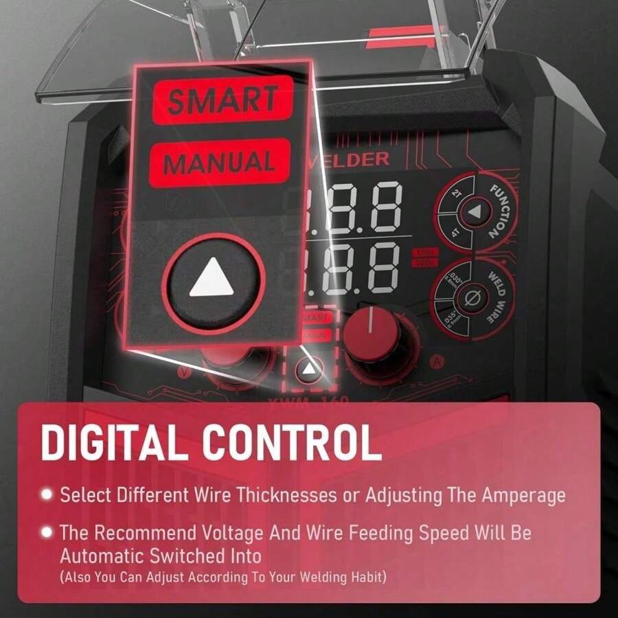 Gas Gasless 160A Multiprocess MIG Welder Flux Cored/MIG/Lift TIG/Stick ...