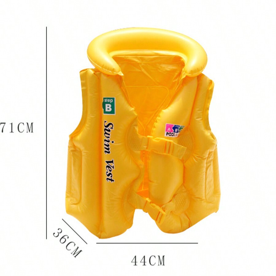 Thickened Swimming Vest, Inflatable Swimming Float Strap, Adjustable ...