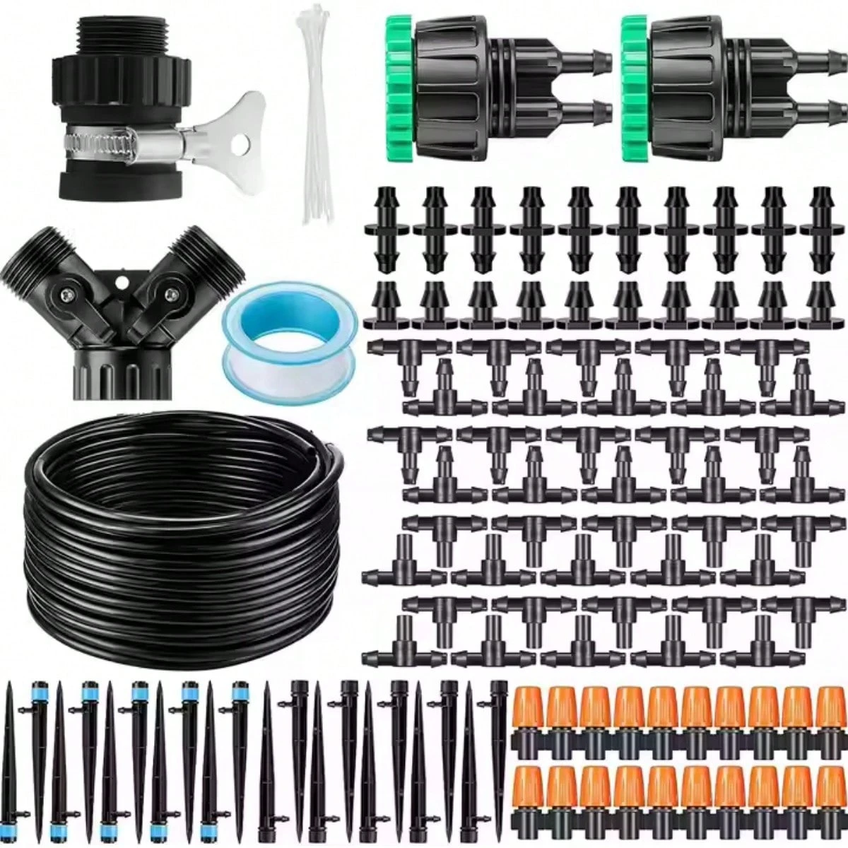 Garden Irrigation Kit, Garden Drip Irrigation System, Irrigation Micro ...