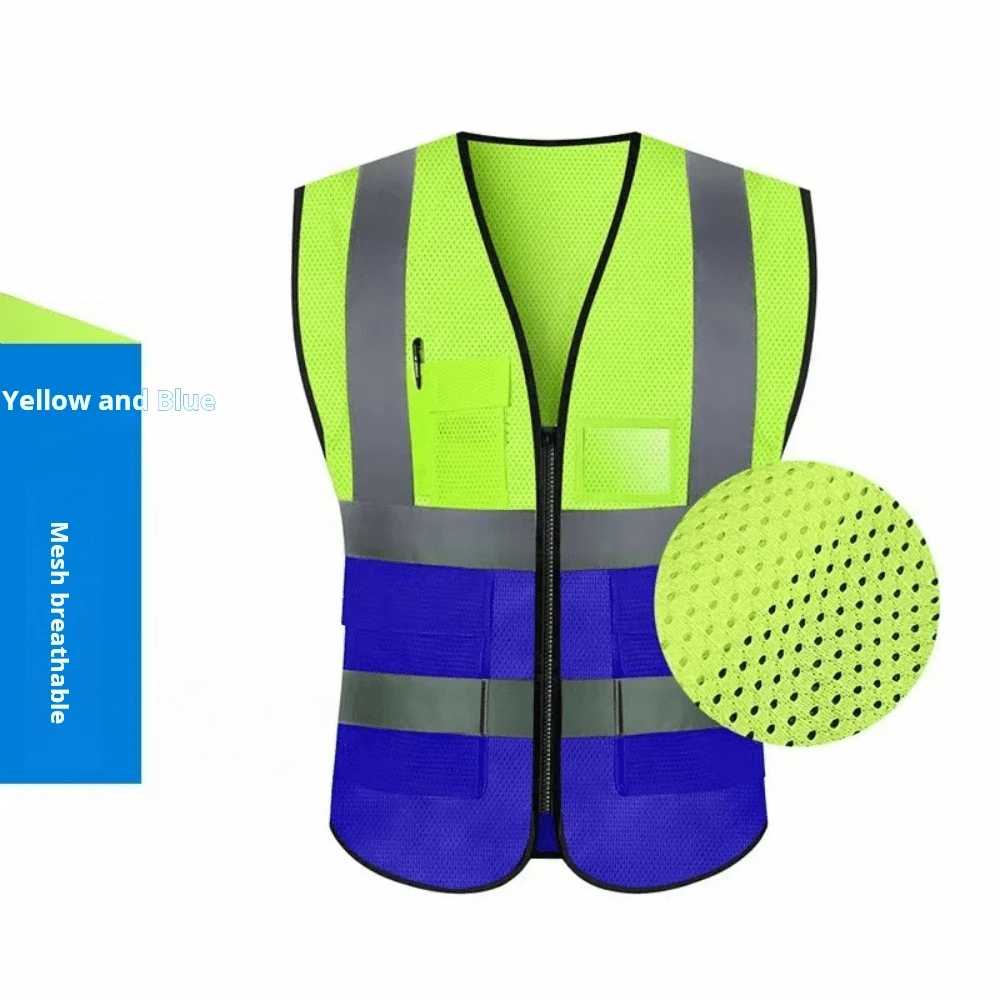 Reflective Safety Vest With High Visibility Mesh Vest Suitable For Both ...
