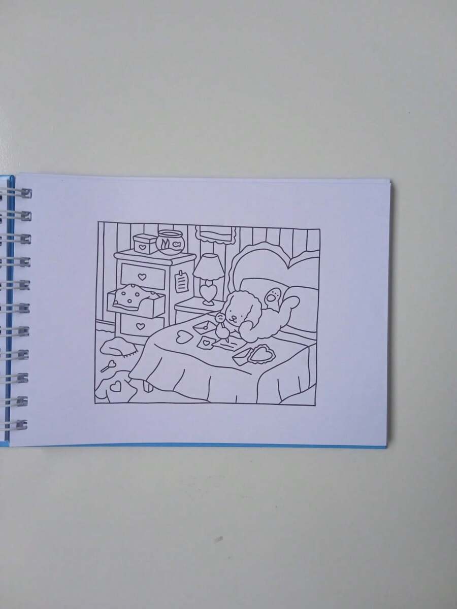 Bobbie Goods Coloring Book A5 50 Sheets Pink | SHEIN台灣