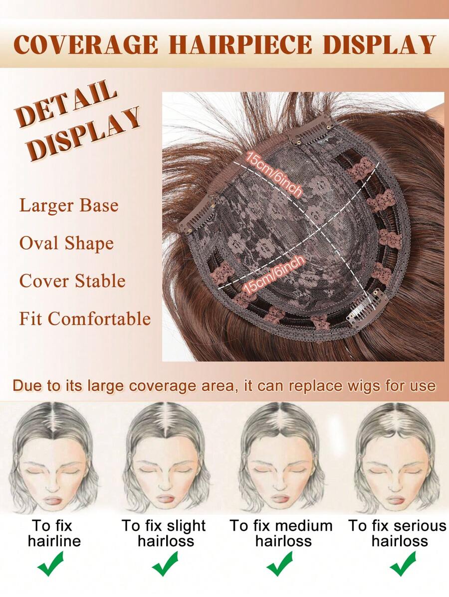 Complementos capilares para mujer, postizos de pelo con clip ...