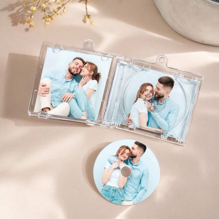 Personalized NFC Keychain Custom Mini Album CD Keychain With Fully ...