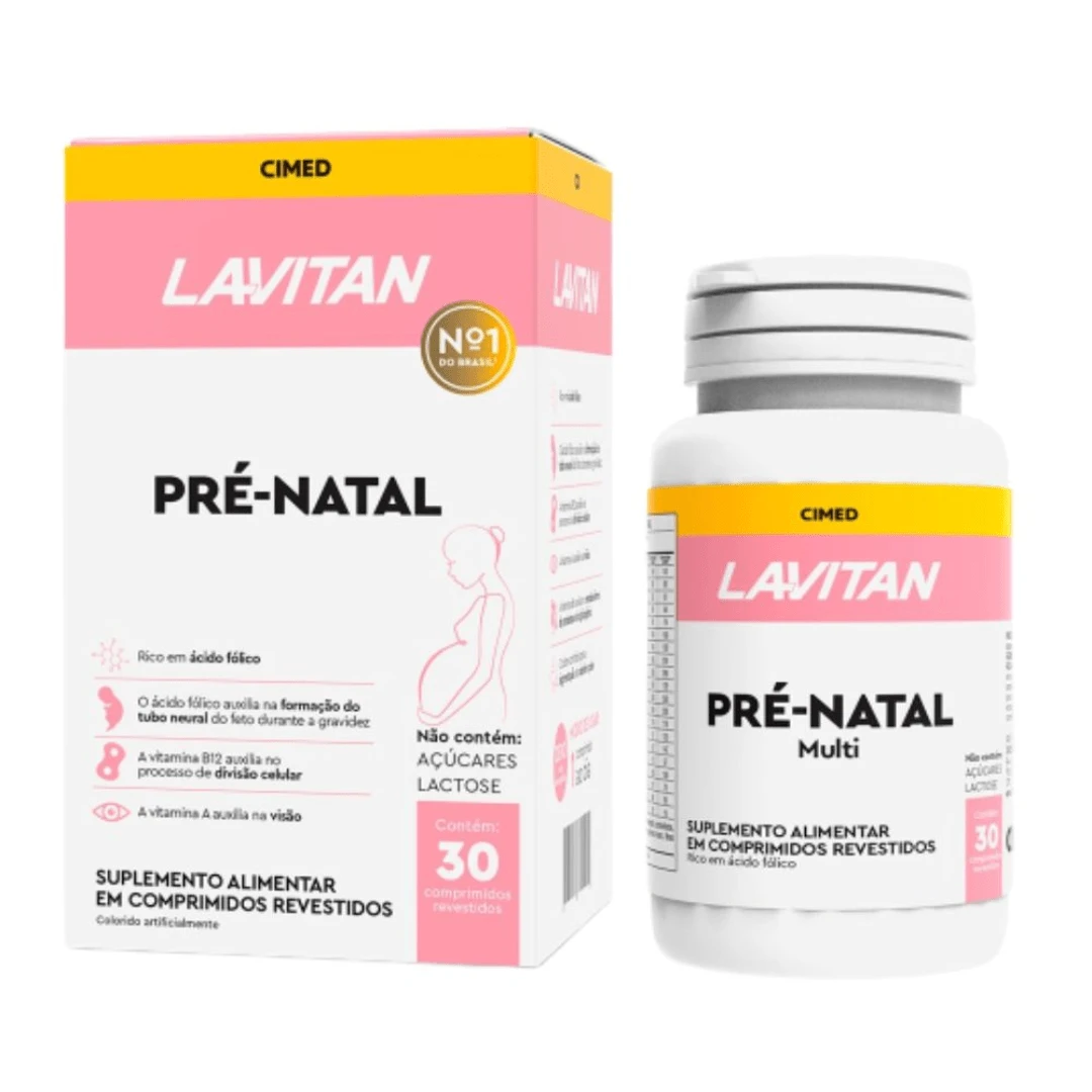 Lavitan Pré-Natal com 30 Cápsulas | SHEIN Brasil