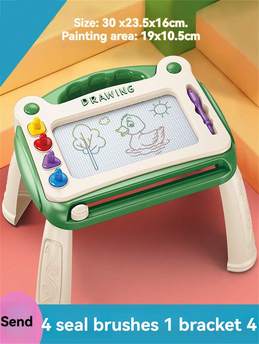 Kids Colorful Magnetic Drawing Board - Dual Use Desk Board, Easy To ...