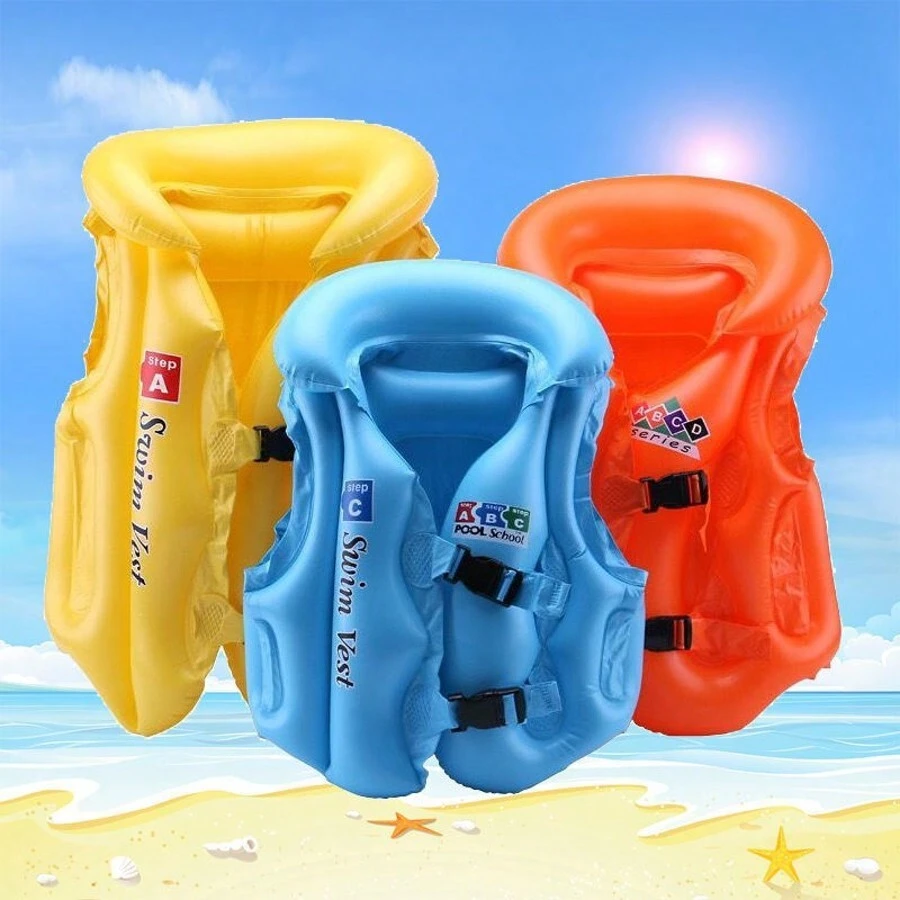 Thickened Swimming Vest, Inflatable Swimming Float Strap, Adjustable ...