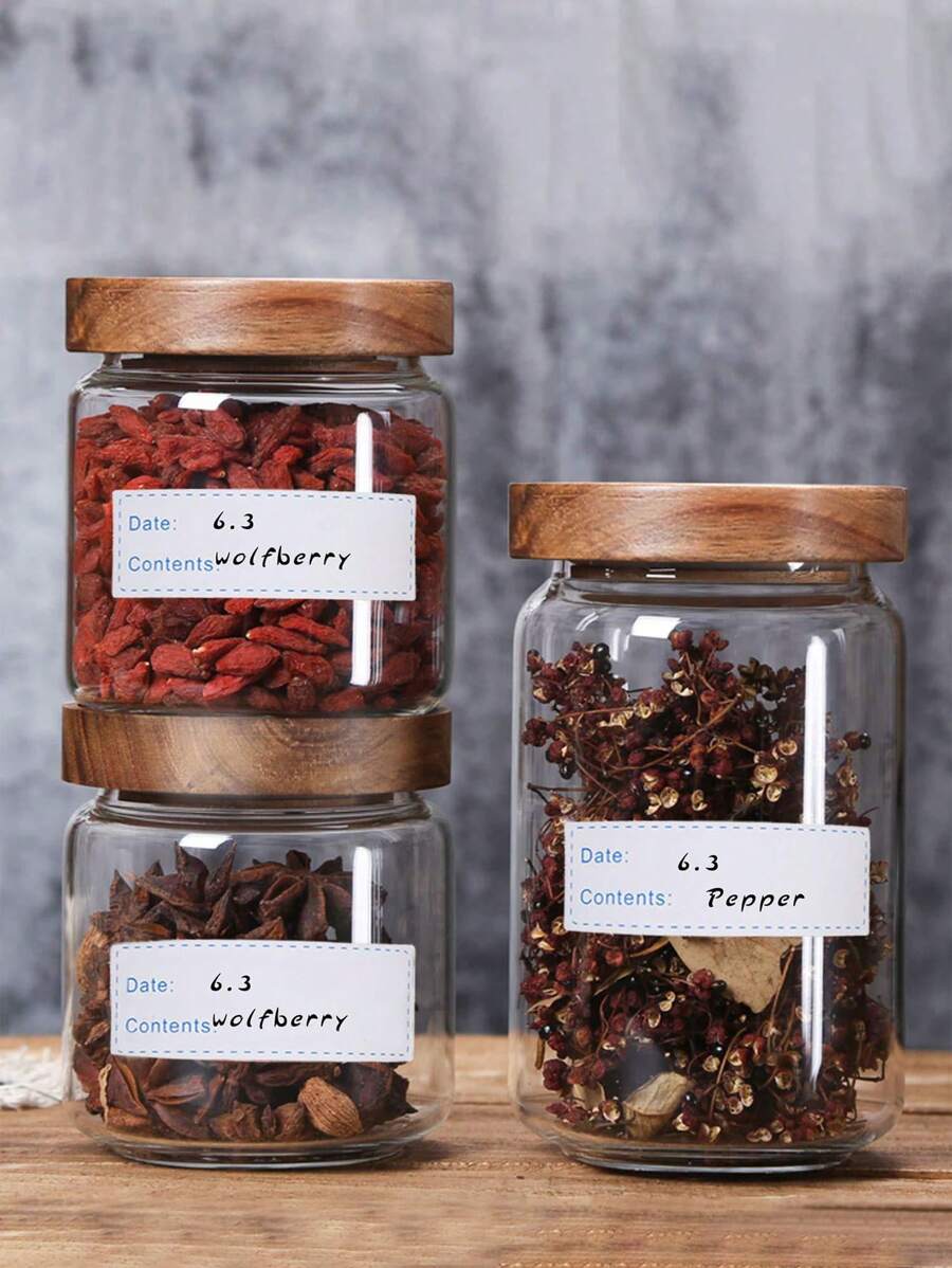 1 Roll Blue Line Creative Personal Labels Stickers, Removable ...