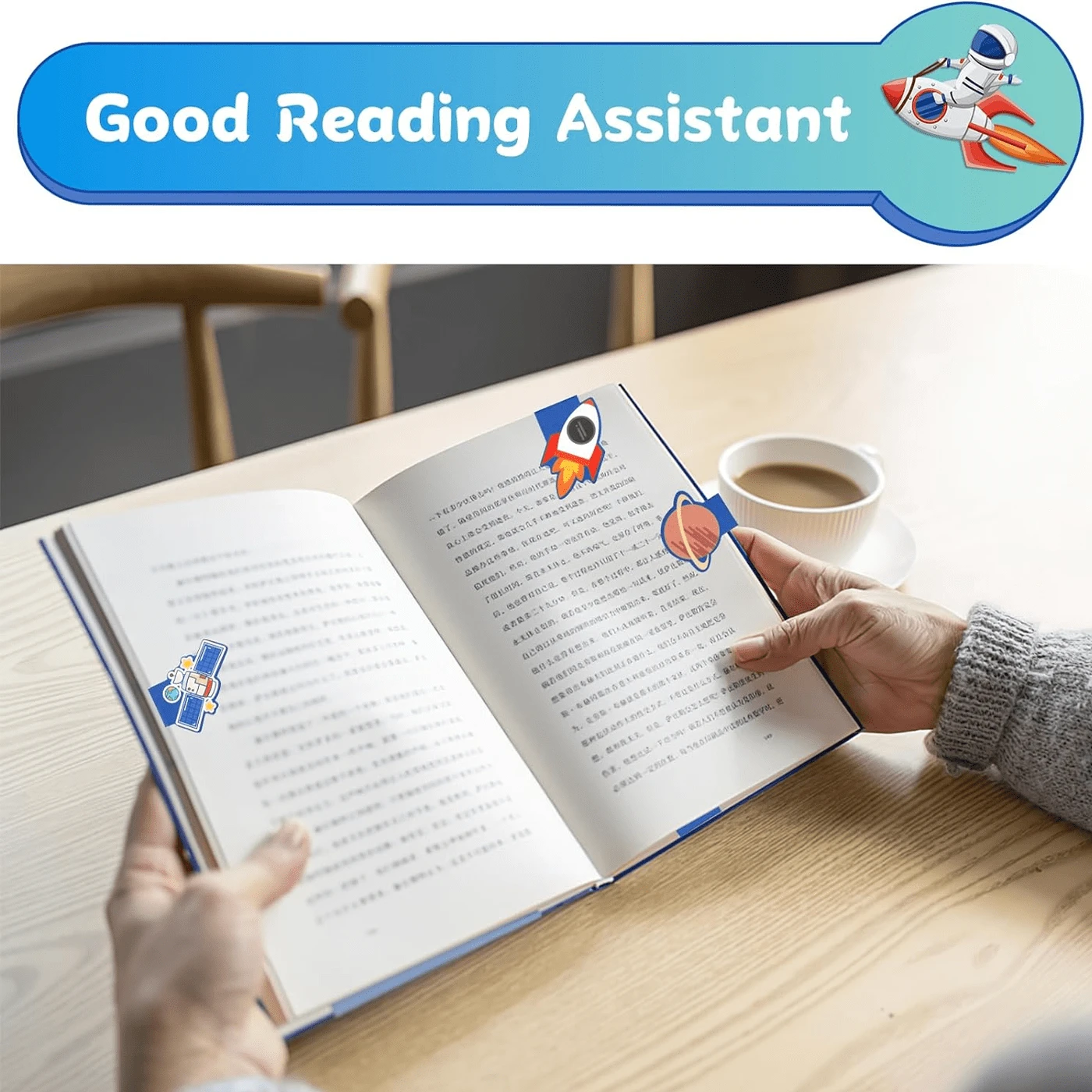 Astronaut Bookmarks, Set Of 6 Space Themed Bookmarks, Space And ...