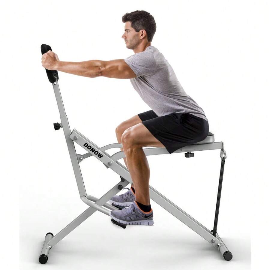 Adjustable Squat Rider Machine Trainer Rowing Machine Ab Workout Glutes ...