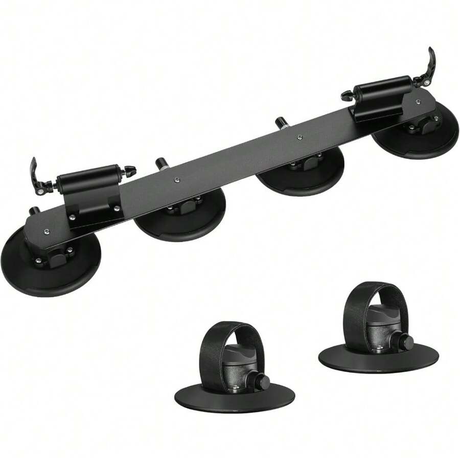 Suction Cup Bike Rack For Car Roof Top Sucker Bike Rack Quick Release ...