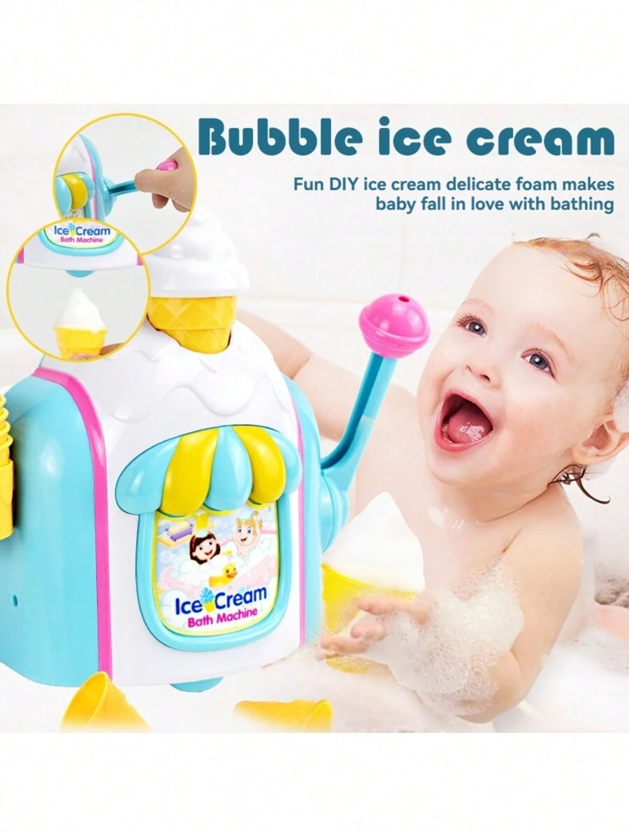 Kids' Interactive Ice Cream Bubble Machine - Bubble Simulator ...