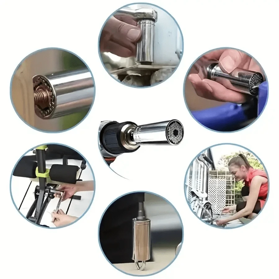 7-19mm Multi-Function Universal Hex Torque Wrench | SHEIN EUQS