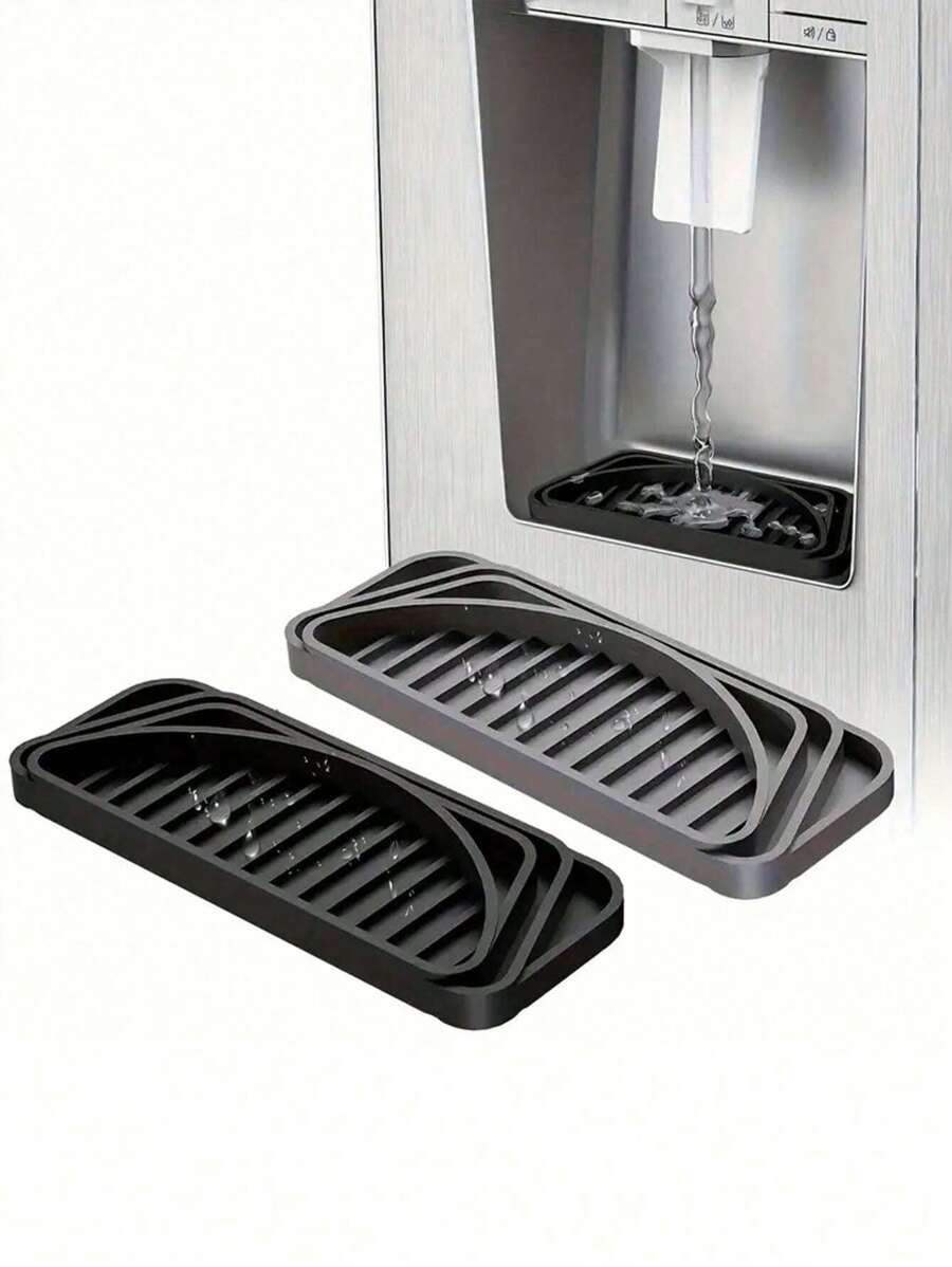 1pc Silicone Water Dispenser Drip Tray Collector - Non-Slip, Cuttable ...
