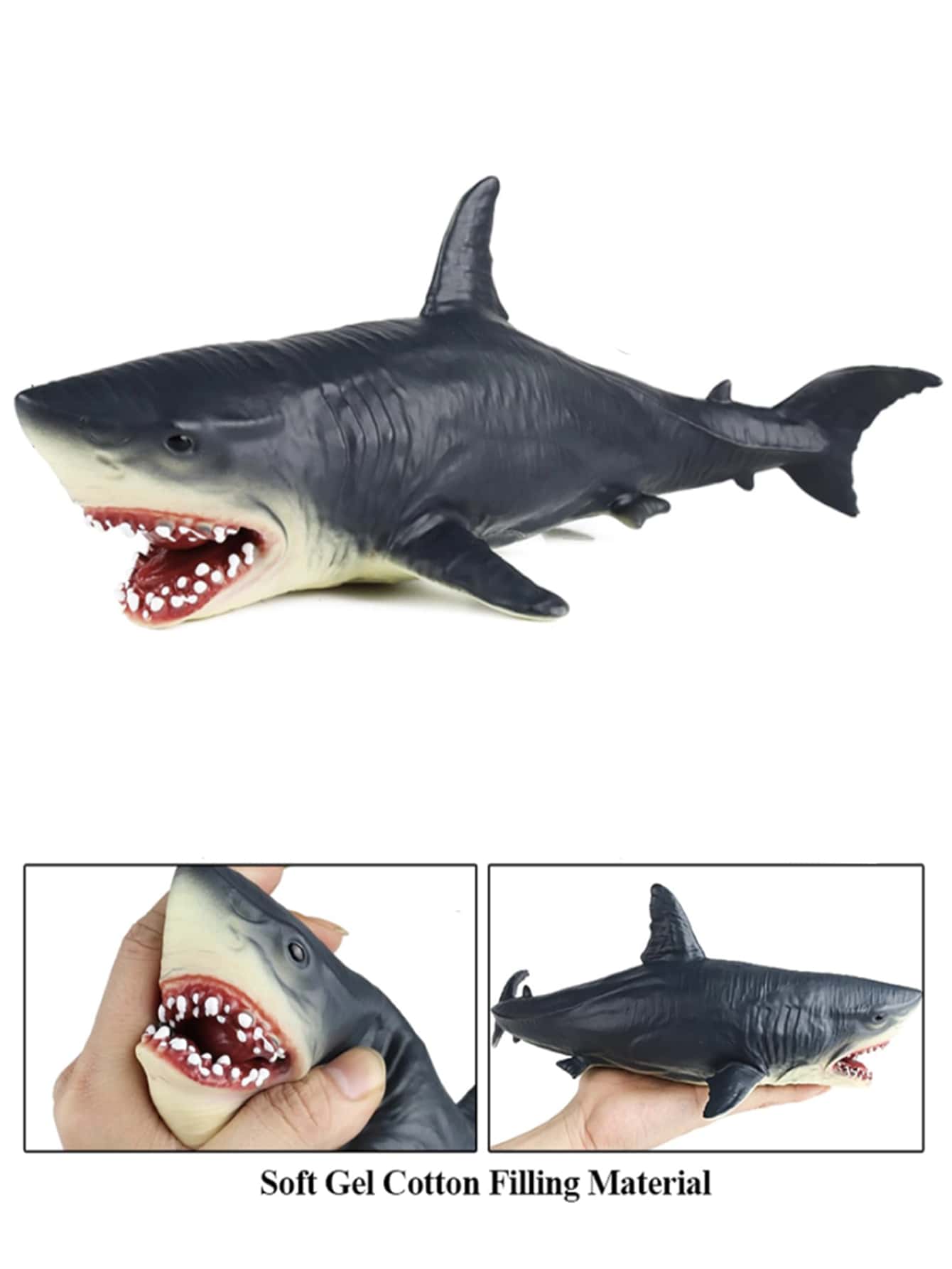 1pc Hollow Soft Silicone Prehistoric Sea Creature Model, Large ...