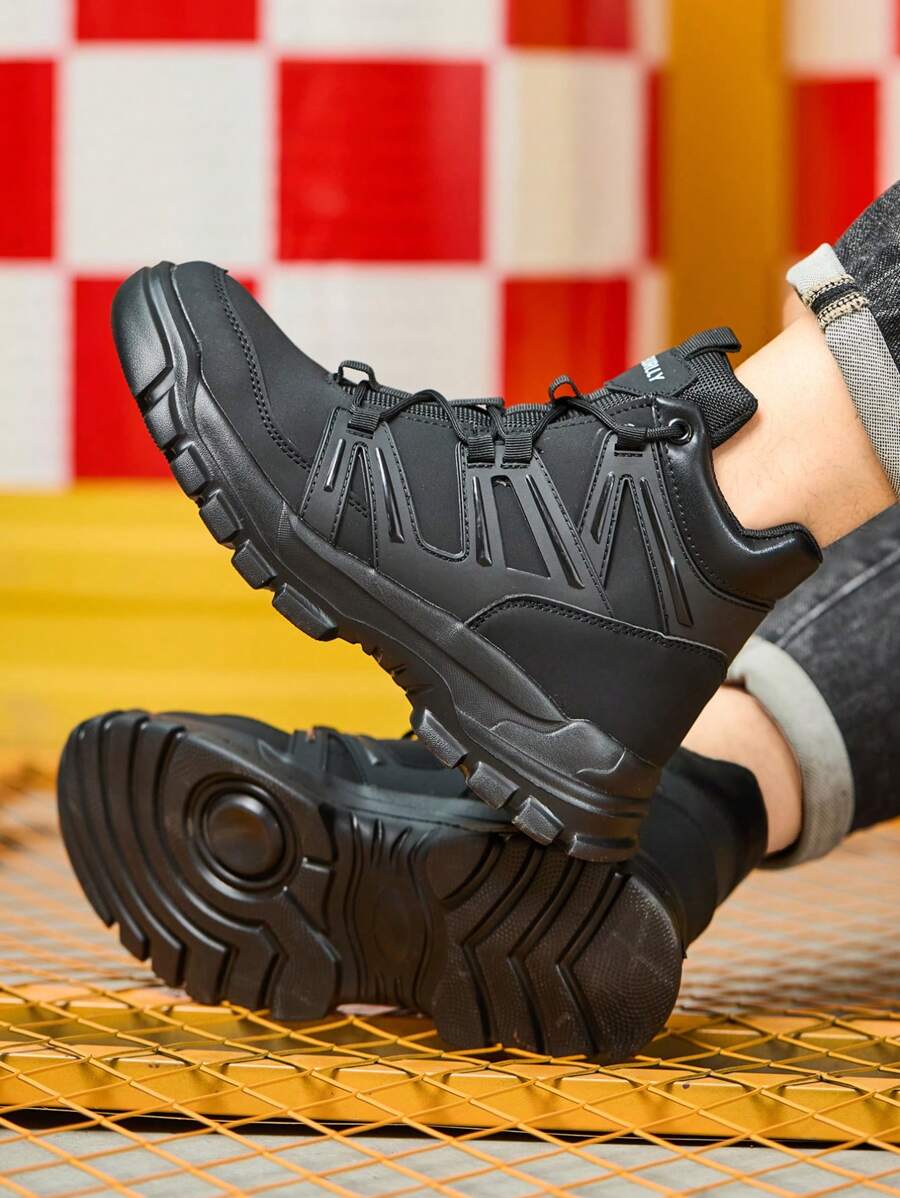 UMBURLLY Winter Men's Steel Toe Safety Shoes, Reinforced Padded Anti ...