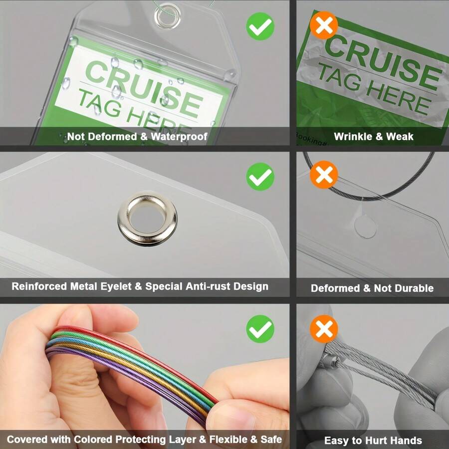 1 PC Boarding Baggage Tag PVC Label Tag Loss Prevention Tag For Travel ...