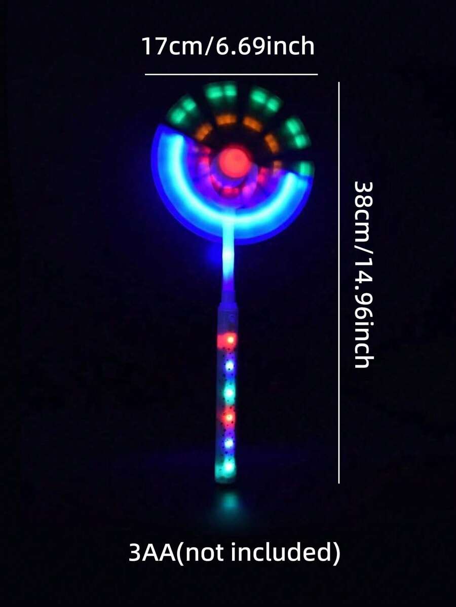 Children's Automatic Rotating Luminous Electric Windmill Party Holiday ...