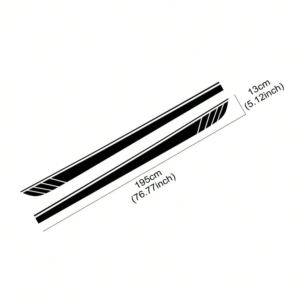 2PCS Car Side Door Stickers For Yundai N Performance I30 I30N N-Line ...
