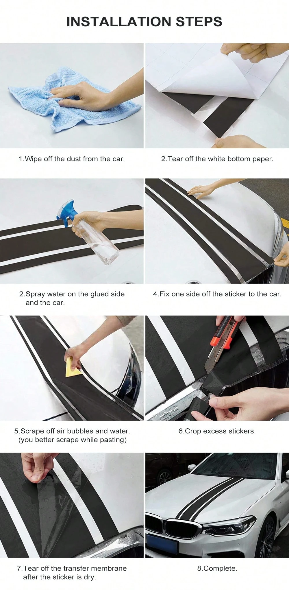 2PCS Car Side Door Stickers For Yundai N Performance I30 I30N N-Line ...