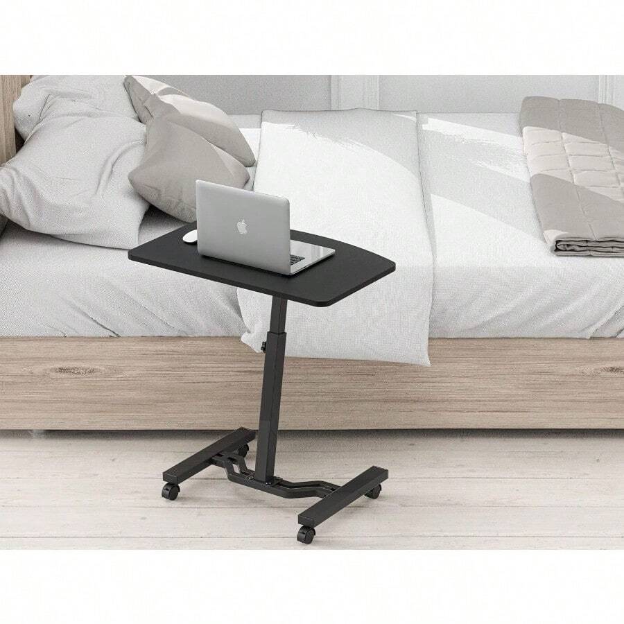 Height Adjustable Mobile Laptop Stand Desk Rolling Cart, Height ...