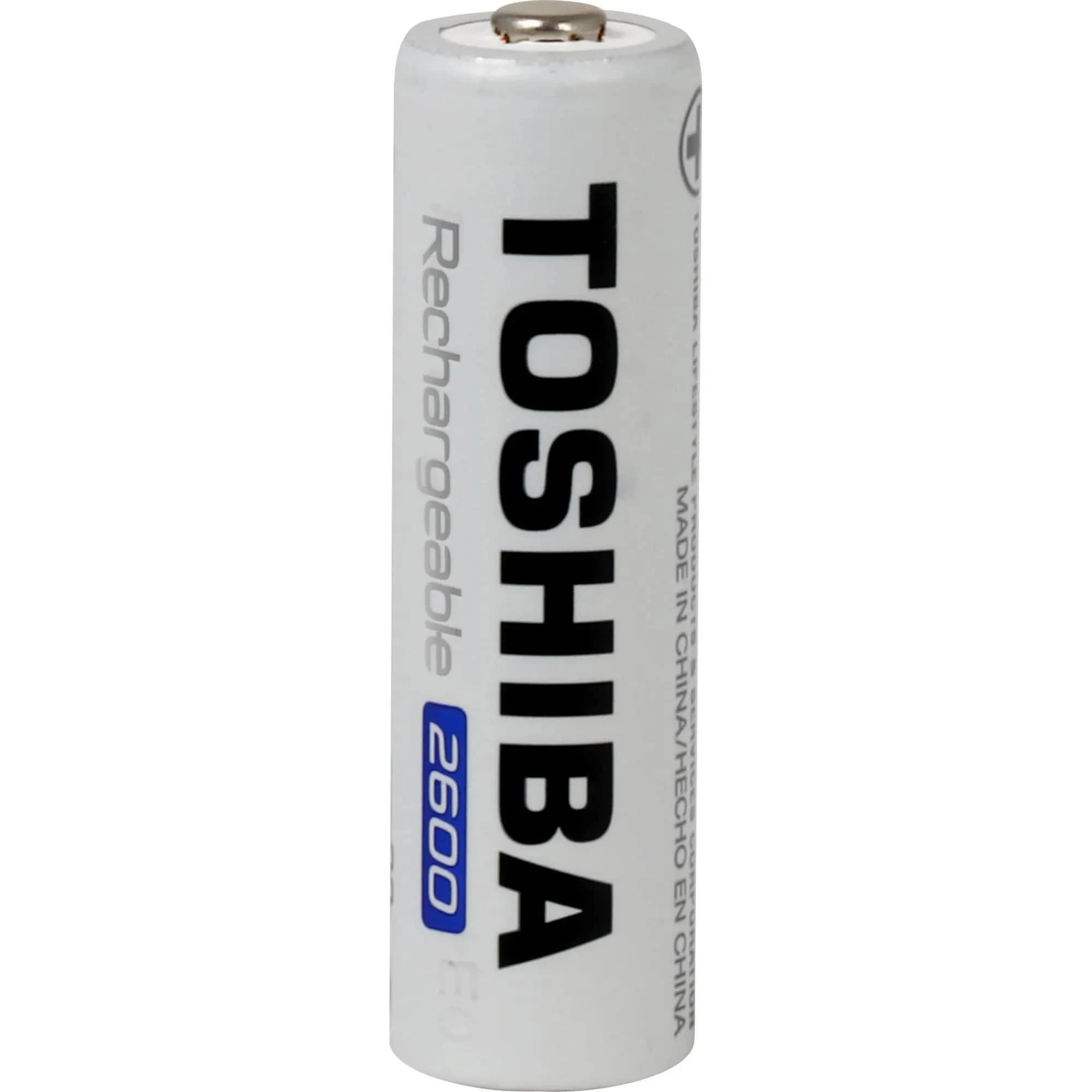 Rechargeable Battery AA 1.2v 2600mAh TNH6GAE (With 4 Batteries) Toshba ...