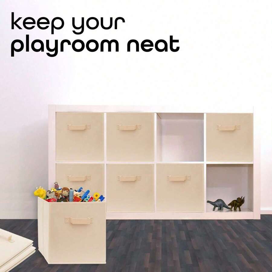 Storage Cubes - 11 Inch Cube Storage Bins (9 Pack) | Foldable Cubby ...