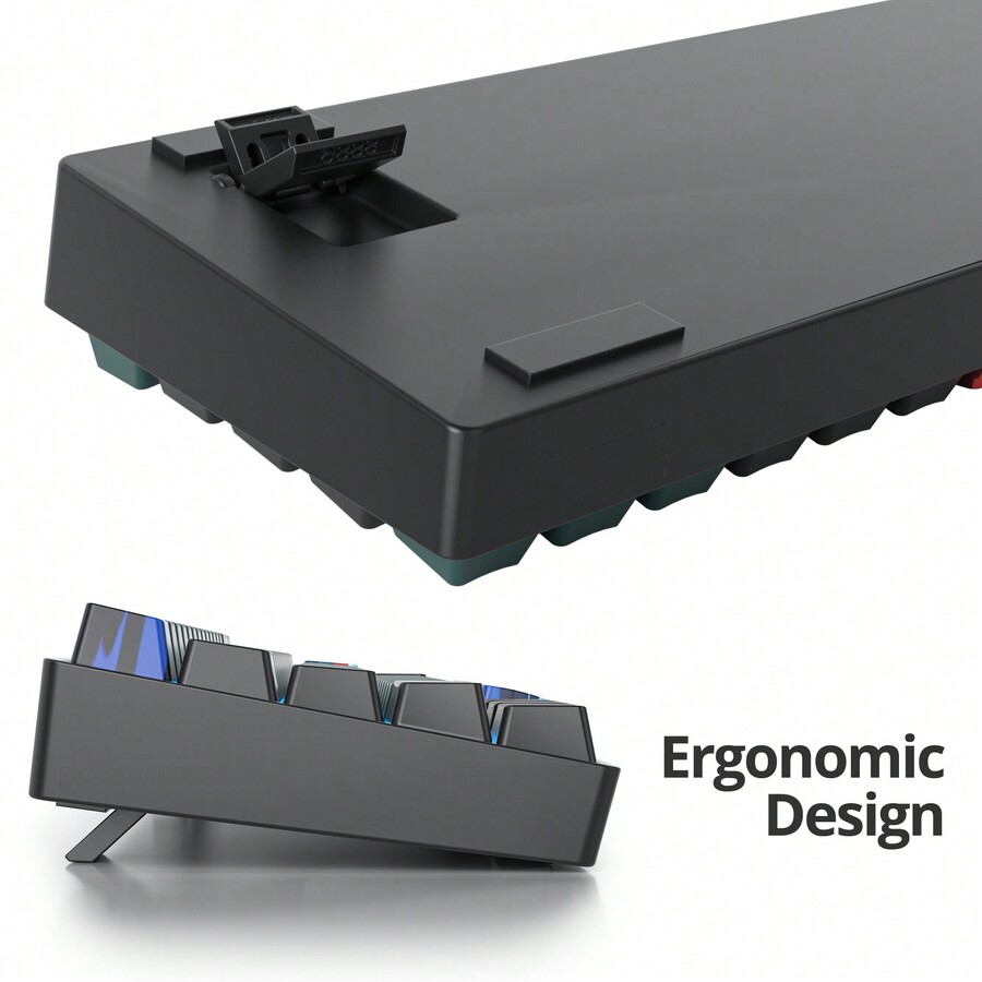 SURMEN 65% Mechanical Gaming Keyboard, 68 Keys Wired Mechanical ...