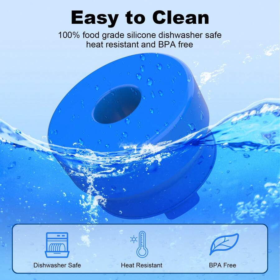3pcs-3 And 5 Gallon Water Jug Cap, Silicone Reusable Replacement Cap ...