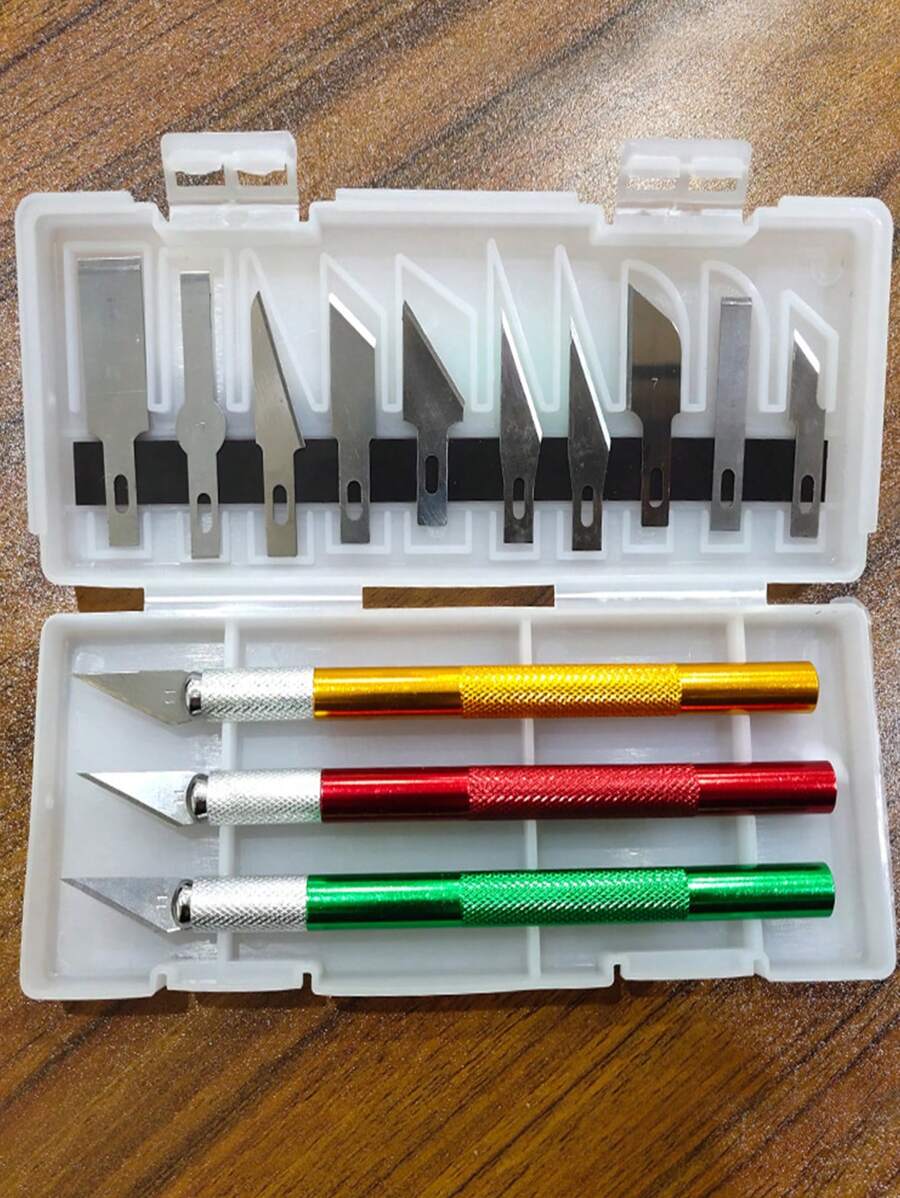 13pcsMulti-Function Carving Knife Paper Cutting Knife Set Wood Carving ...