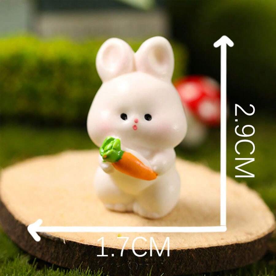 7pcs/Set Random Style Cute Rabbit Cartoon Car Interior Dashboard ...