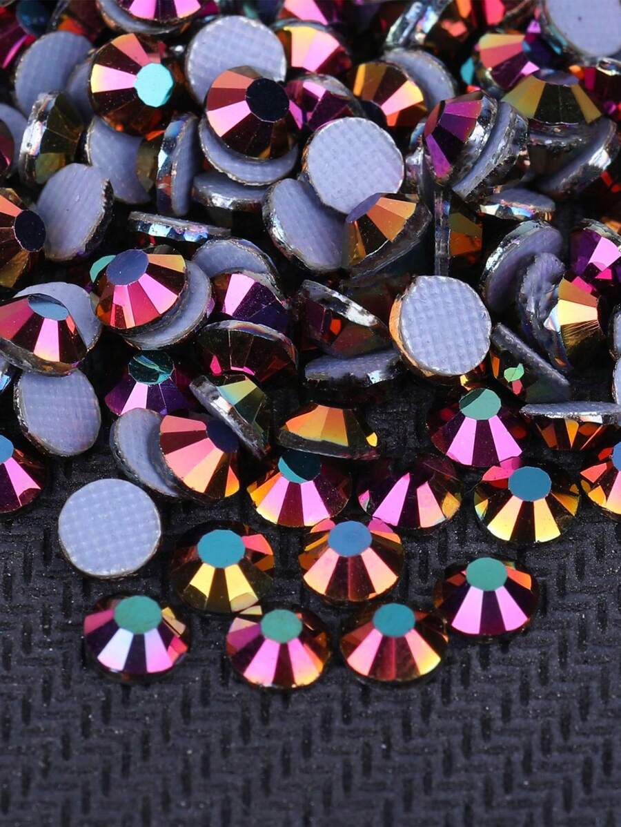 1440pcs/Bag SS12 Multi Color Glass Strass Stone Flatback Hotfix ...