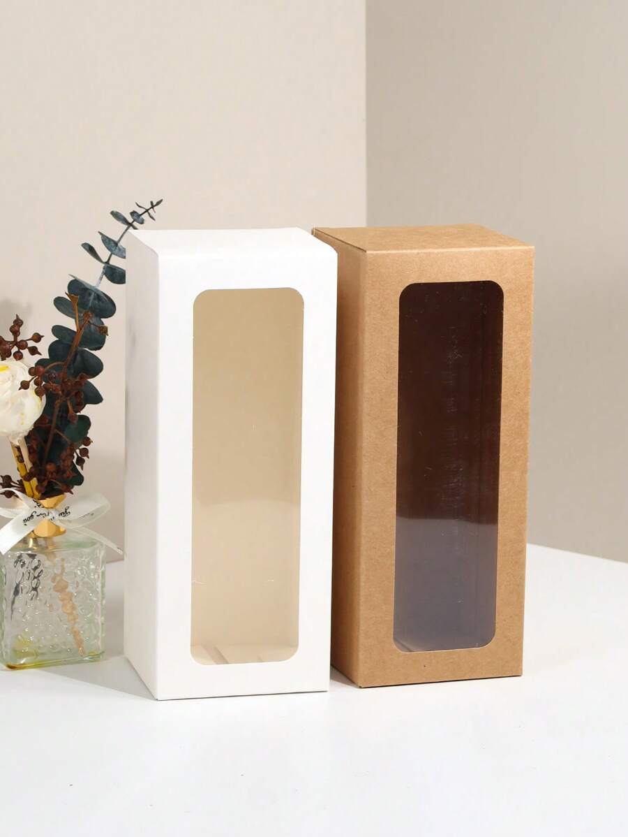 10pcs/20pcs 8x8x20cm Window Display Packaging Paper Boxes, Suitable For ...