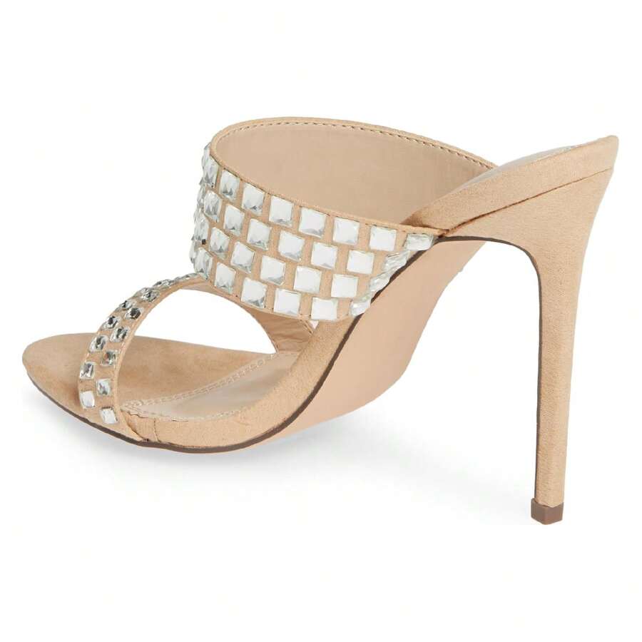 Steve Madden Lauren Lorraine Bing Mirror Mule Formal Prom Pump Open Toe ...