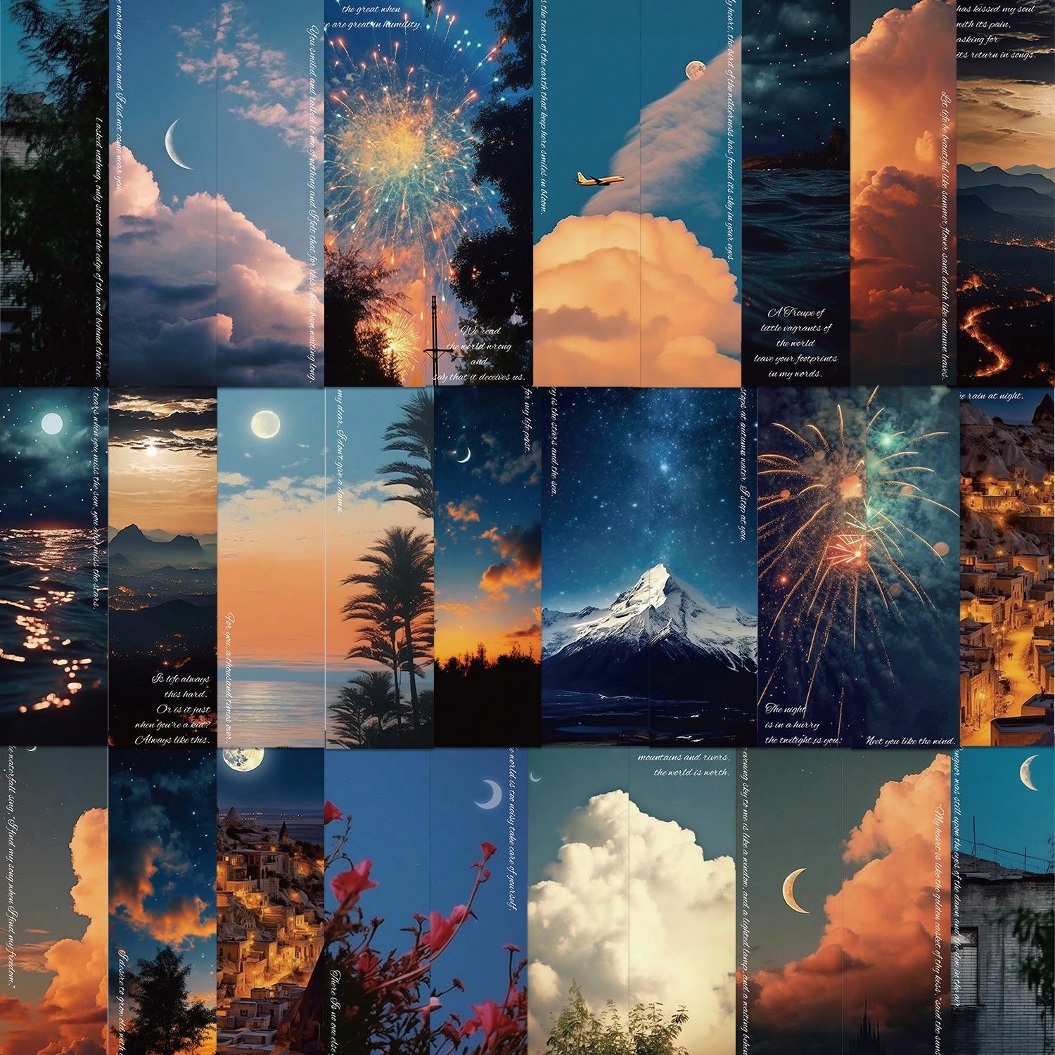 10pcs Vintage Roaming Universe Series Minimalist Handheld Booklet ...