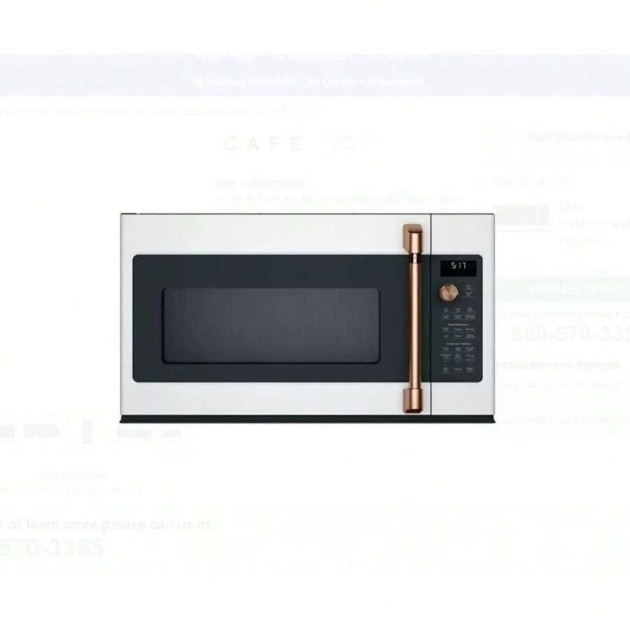 CAFE OVER THE RANGE CONVECTION MICROWAVE - CVM517P4MW2 | SHEIN USA
