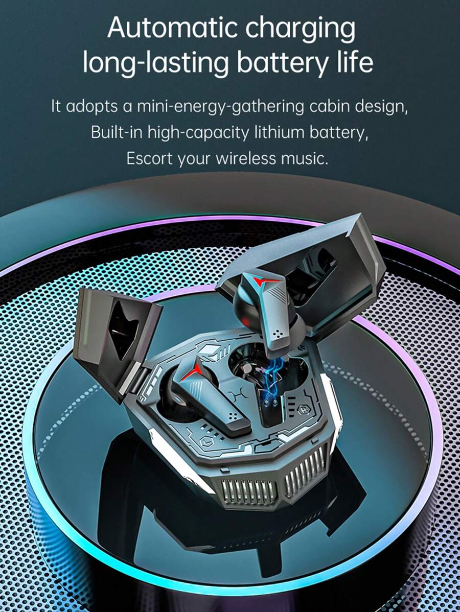 Gaming Wireless Headset Mecha Wind In-Ear Sports TWS Headset | SHEIN USA