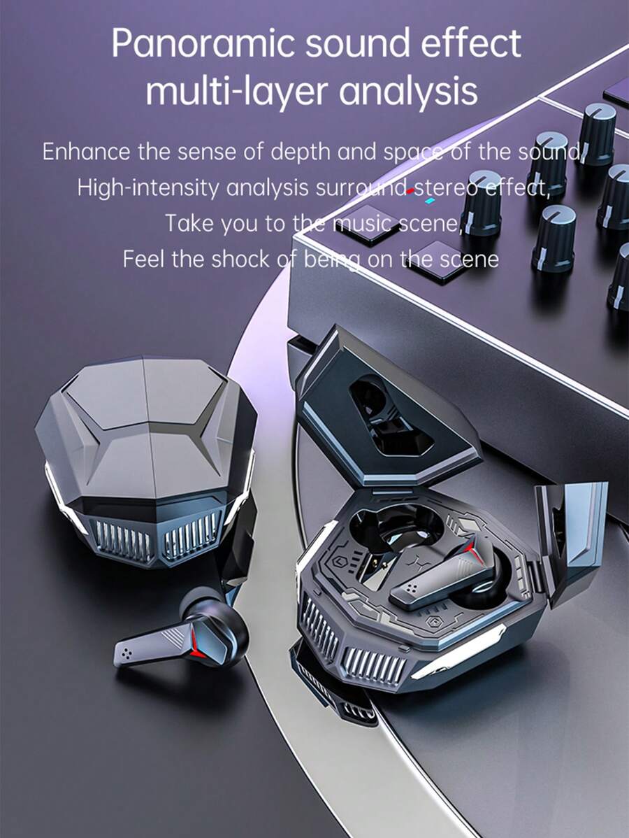 Gaming Wireless Headset Mecha Wind In-Ear Sports TWS Headset | SHEIN