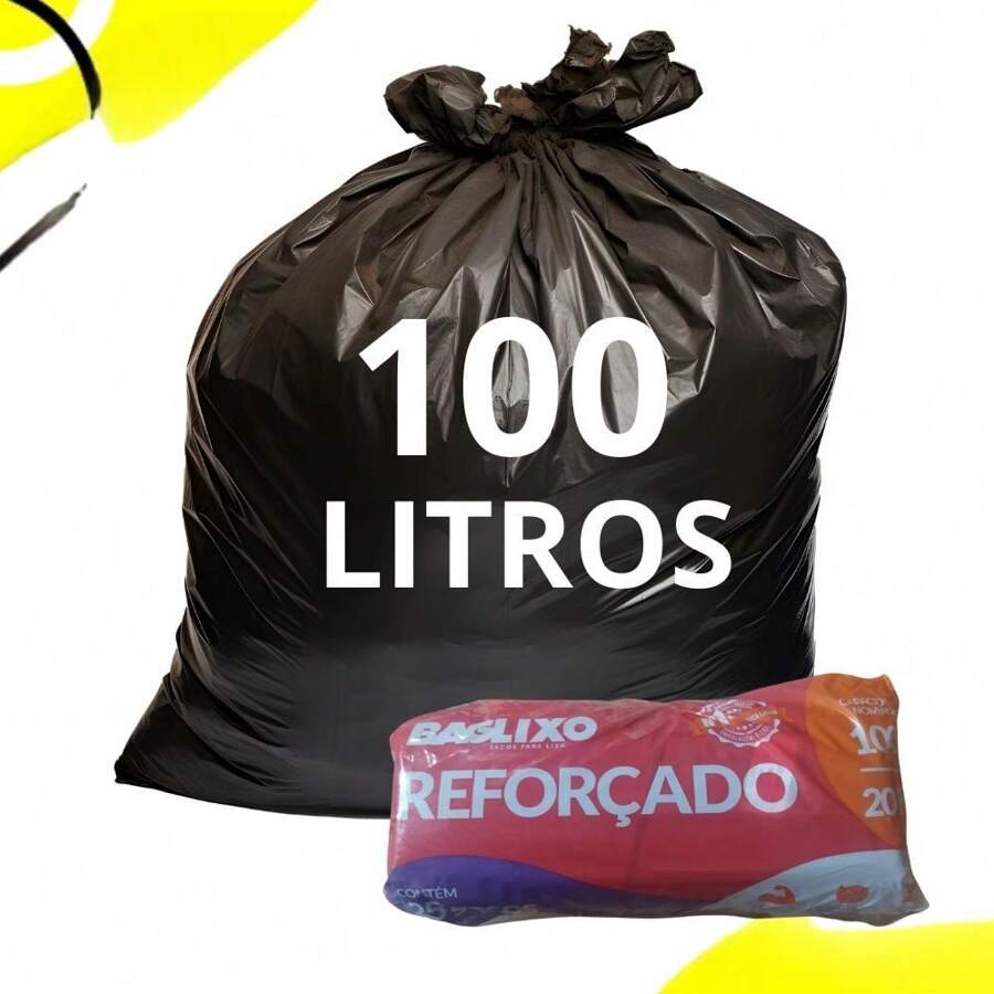 KIT 3 Reinforced 100L Garbage Bag 75 Units 3 Rolls 25 Units | SHEIN USA