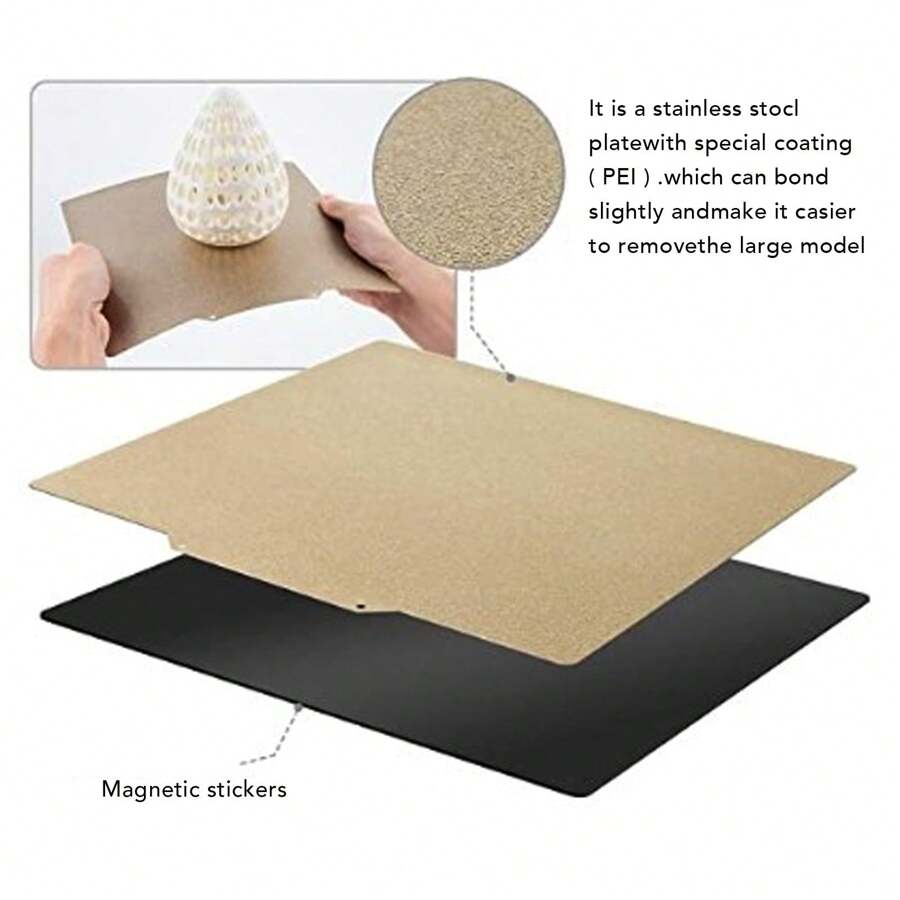 Steel Magnetic Build Plate 200 X 200mm Double Side PEI Spring Steel ...