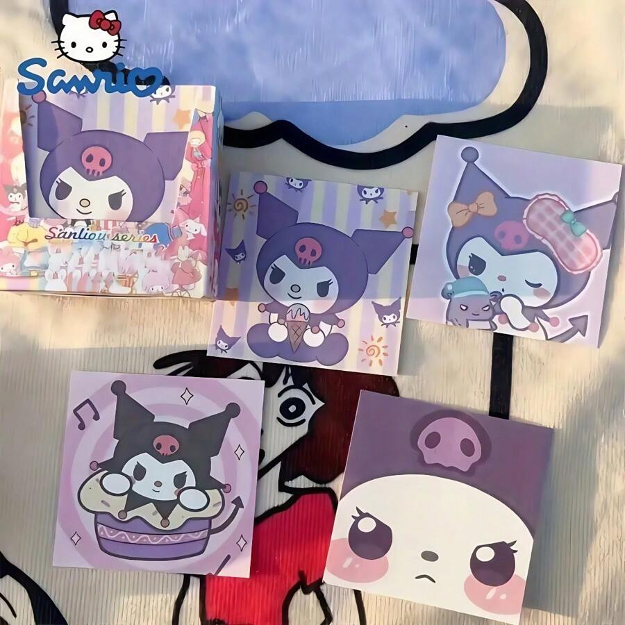 Sanrio Cute Cartoon Memo Pad Ins Style With Box, Sanrio Series, Thick ...