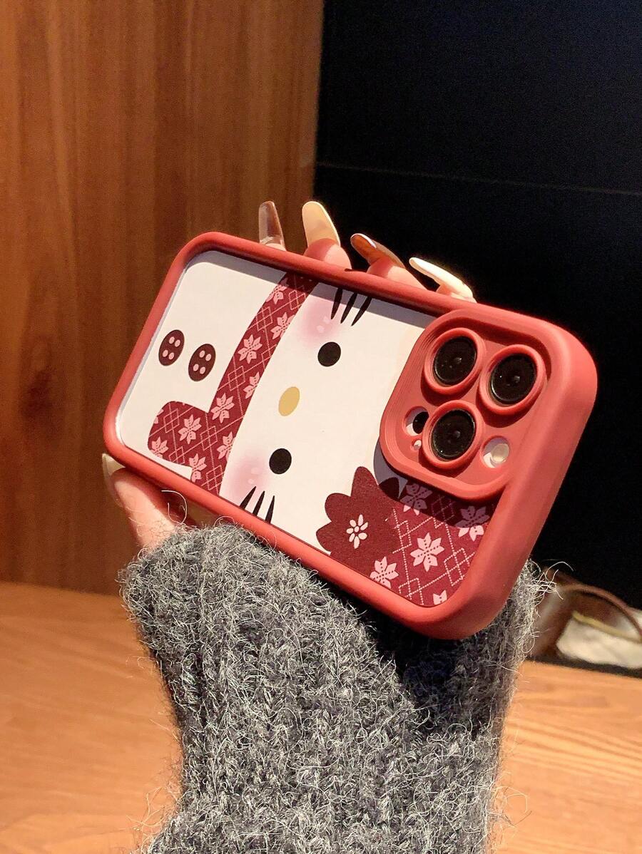 Hello Kitty Hello Kitty High Bamboo Anti-Drop Phone Case Compatible ...