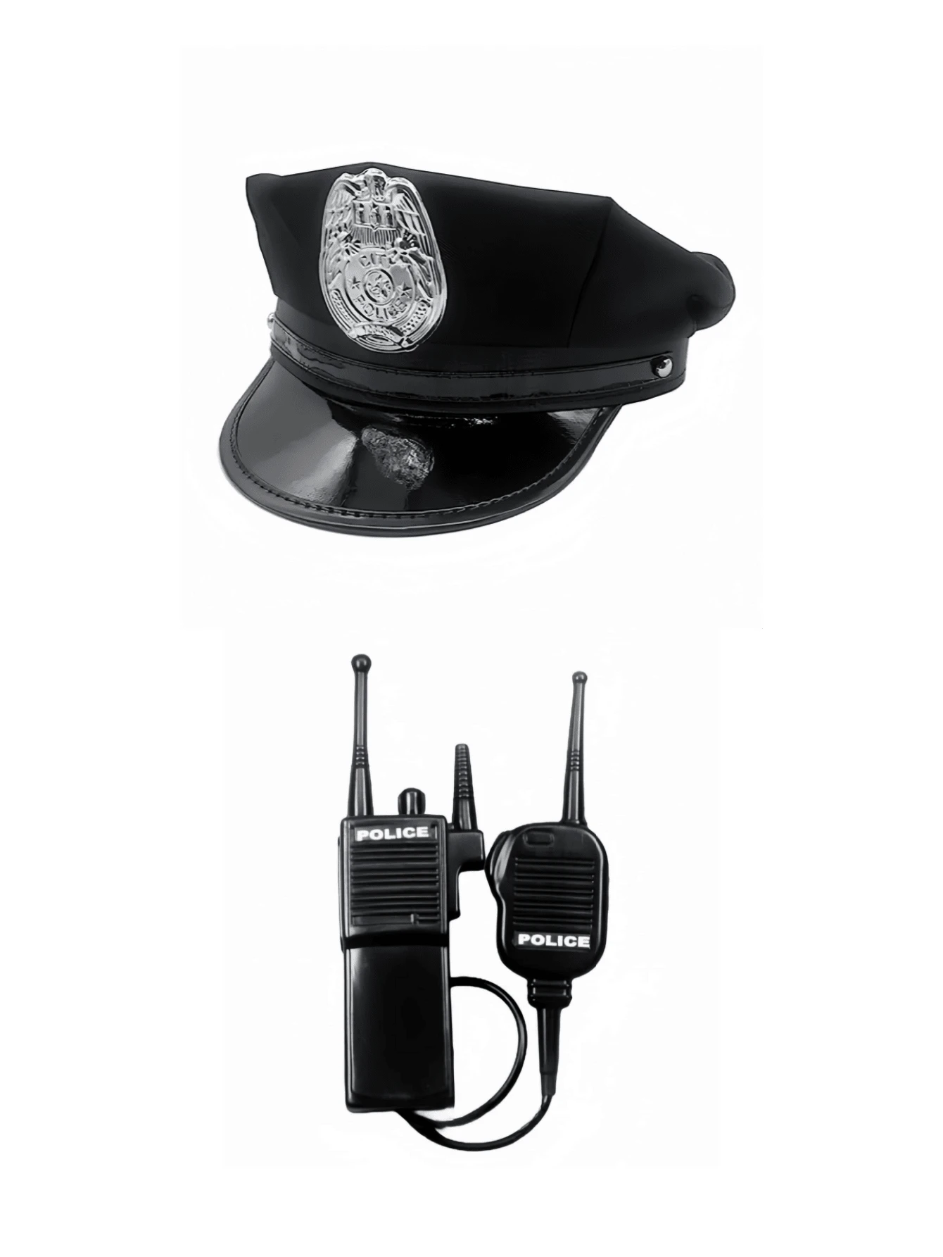 Christmas Police Cosplay Roleplay Prop, Female Police Officer Costume ...