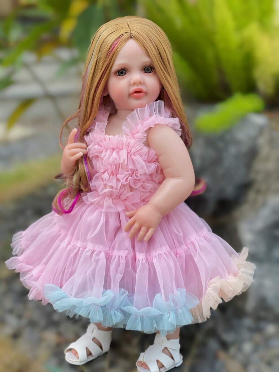 Bettie Doll head 1-4 1 PC 22 Inch Sweet Long Hair Princess, Big Eyes ...