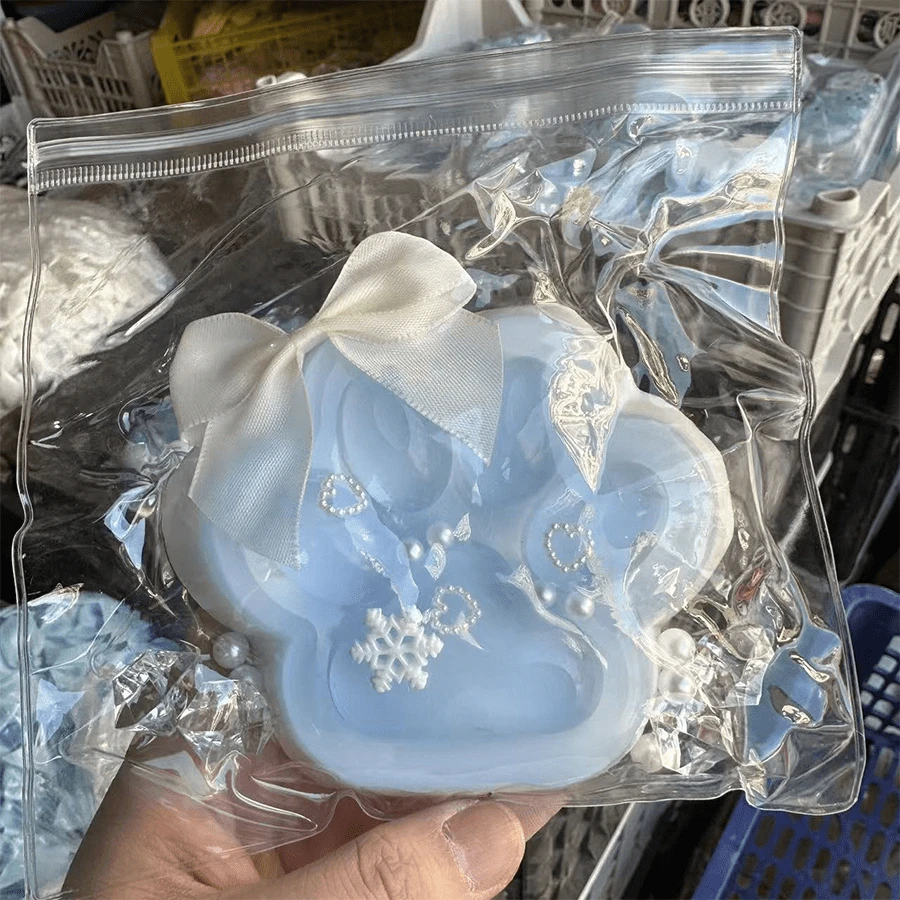 3pcs 200g Jumbo Kitty Paw Squeeze Stress Relief Toys, Soft Mushy High ...